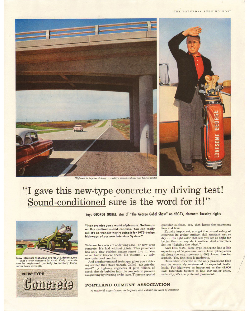Portland Cement, 1958 ad